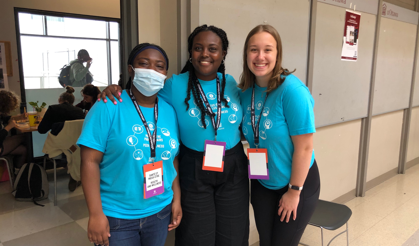 Peer wellness program volunteers | Campus life