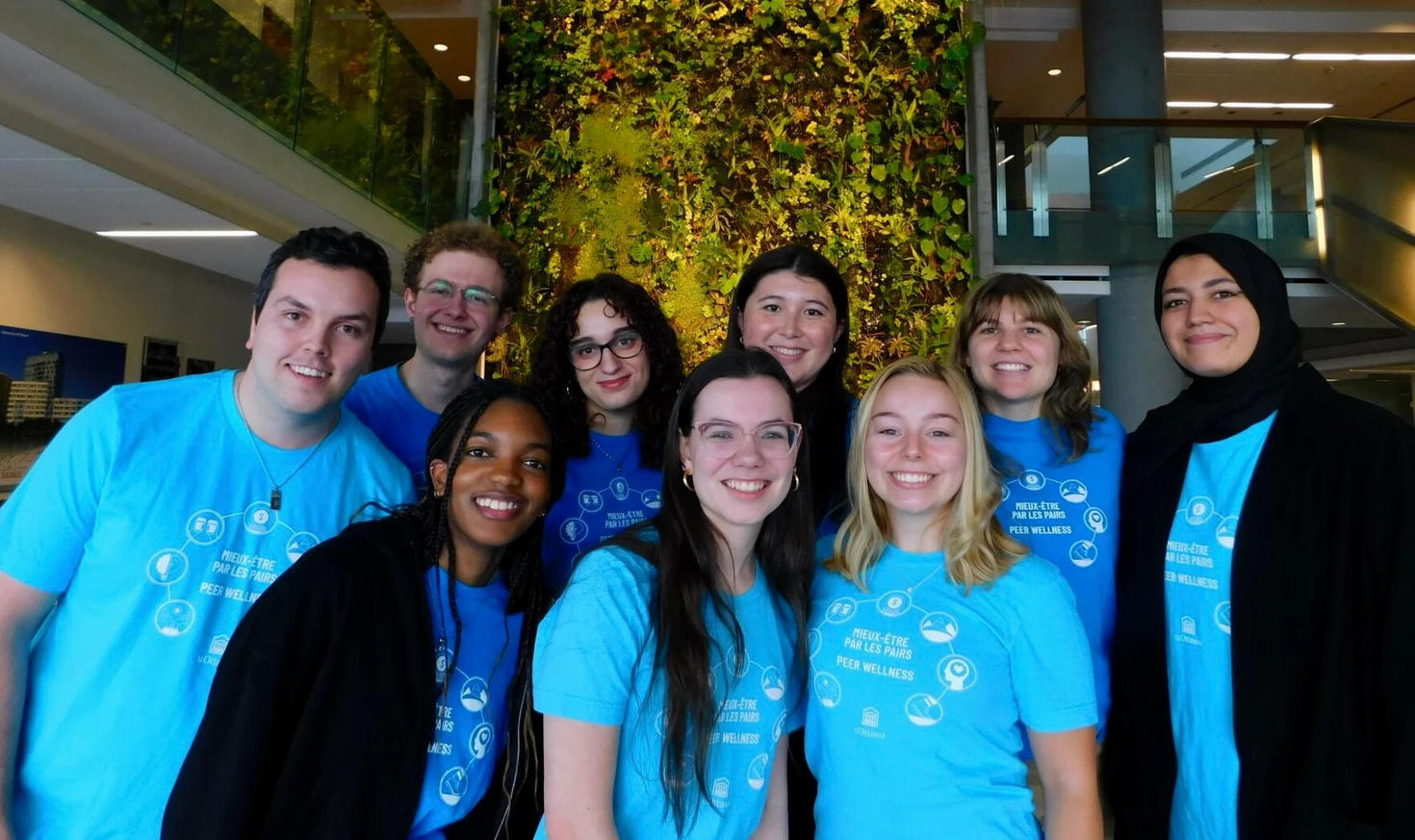 Peer wellness program volunteers | Campus life