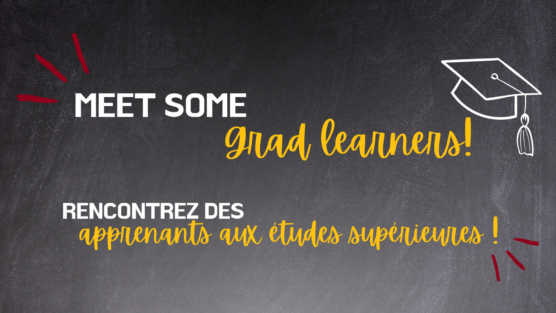 New to the Graduate Studies Program? Meet some current students ...
