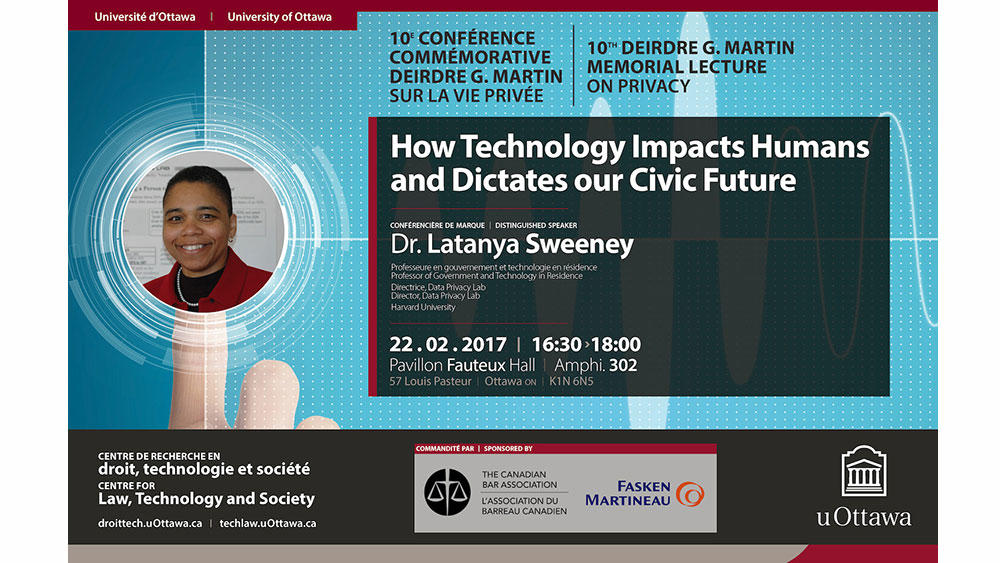 Latanya Sweeney: How technology impacts humans and dictates our civic ...