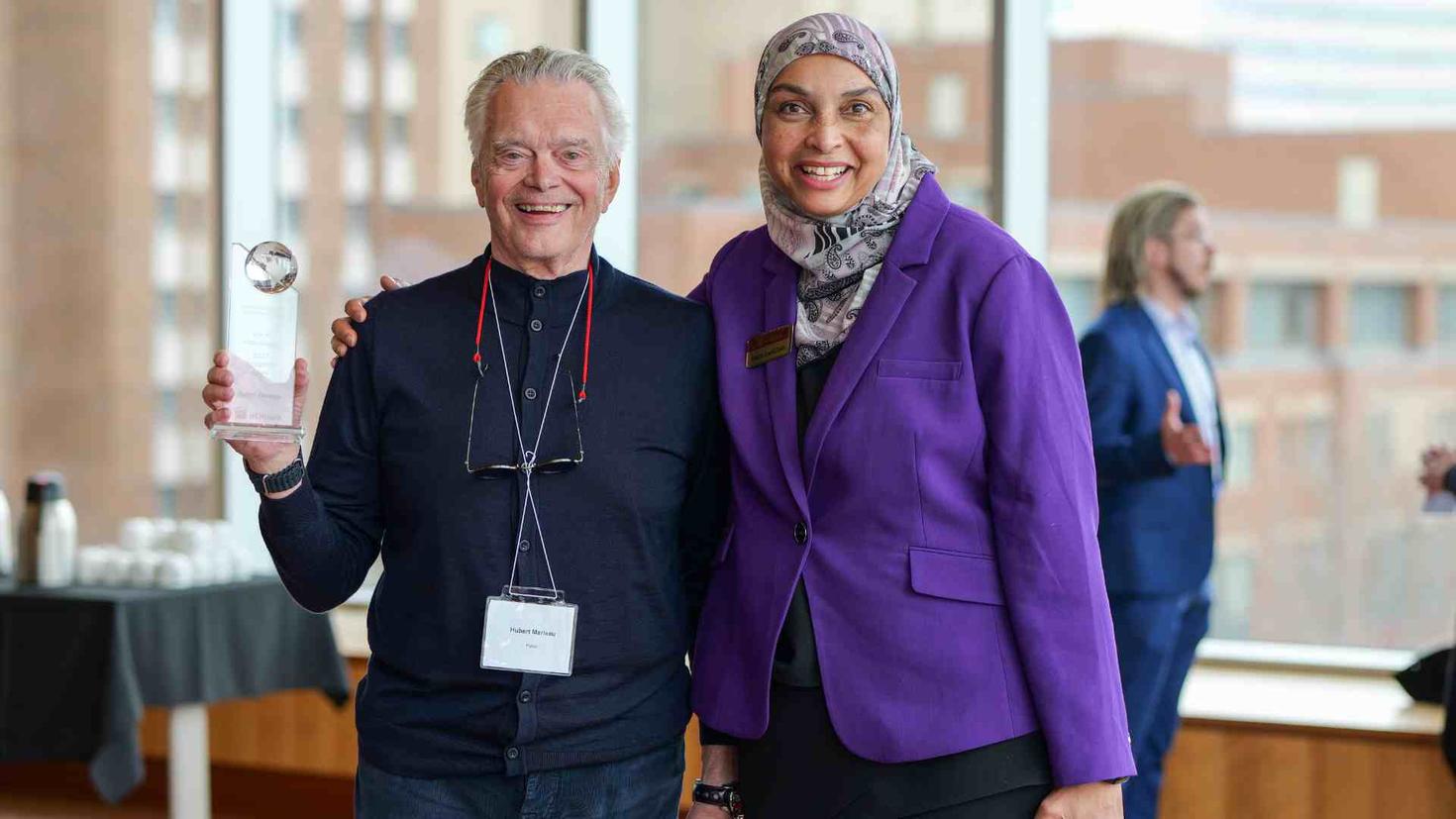 Hubert Marleau recipient of the 2023 recognition award, Faculty of ...